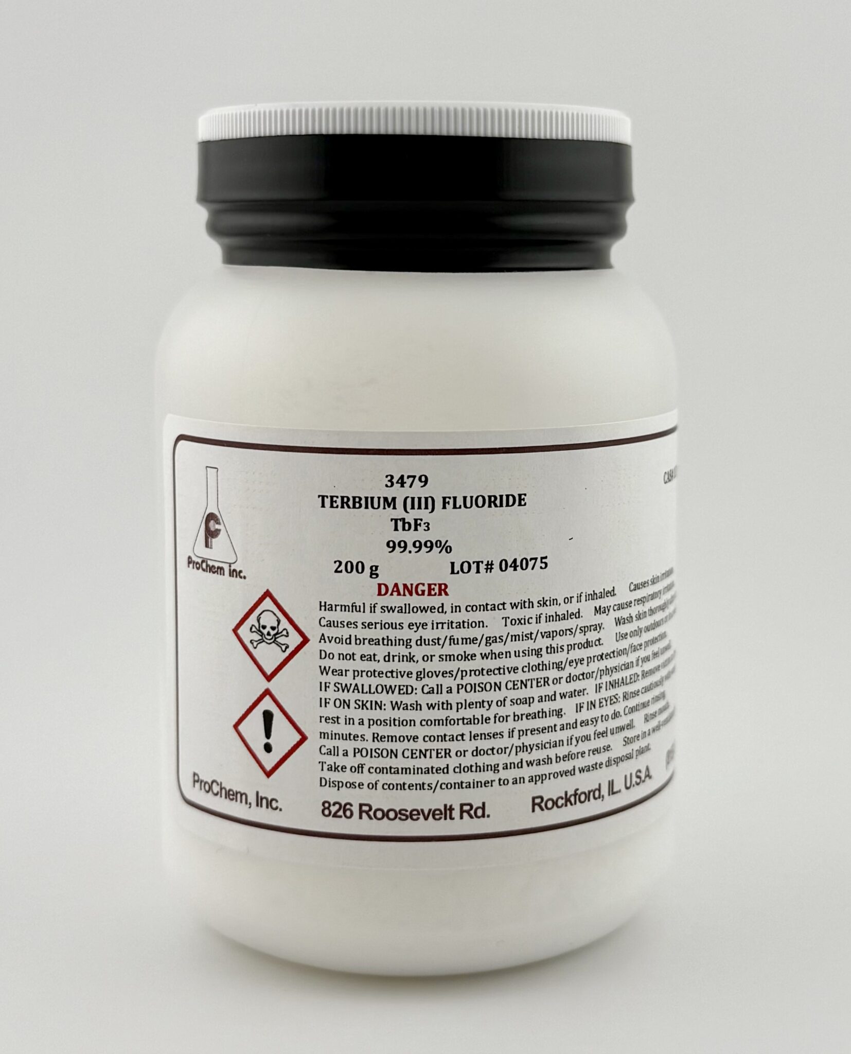Terbium (III) Fluoride - ProChem, Inc.